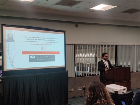 Arvind K Tiwari On Linkedin I Had Great Opportunity To Present Our Work A Numerical Approach To…