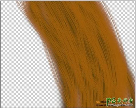 利用Photoshop画笔工具绘制逼真的人物头发 PSD素材网