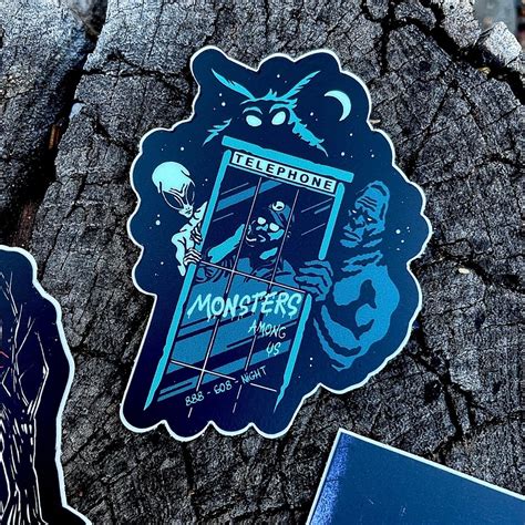 Monsters Among Us Sticker Pack Monsters Among Us Podcast