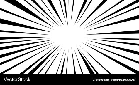Black And White Burst Royalty Free Vector Image