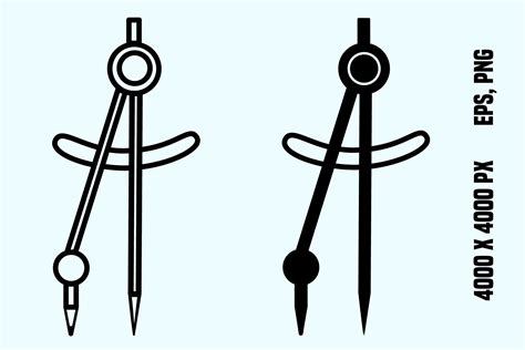 School Compass Icons Graphic By Yulidor · Creative Fabrica