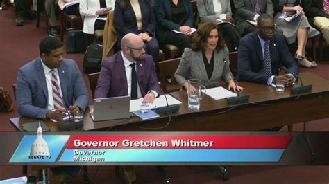 Gov Whitmer Outlines New Budget Proposal Wlns 6 News