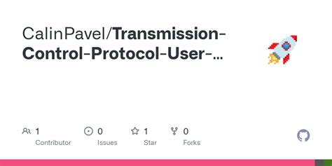 github calinpavel transmission control protocol user datagram