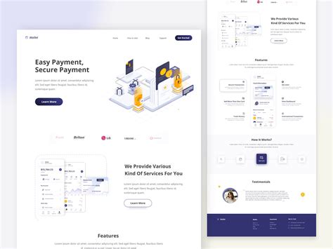 Payment Gateway Landing Page Design Behance