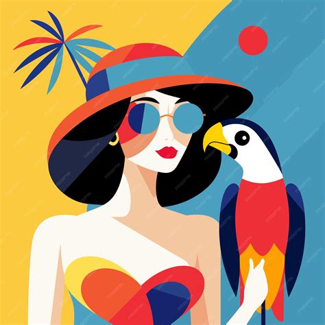 Premium Vector Beautiful Woman Poster