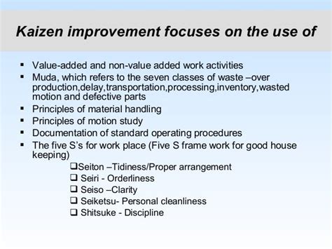 Tqm Kaizen