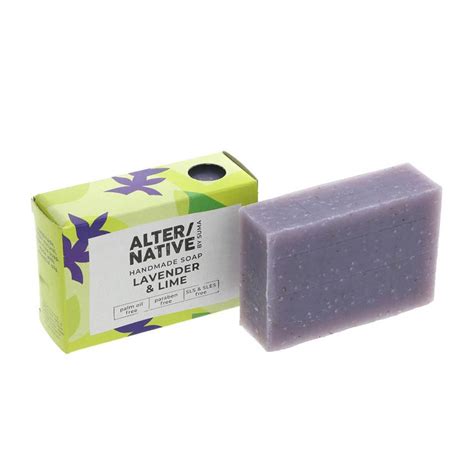 Alter Native By Suma Handmade Soap Lavender Lime 95g Garage Whole Foods