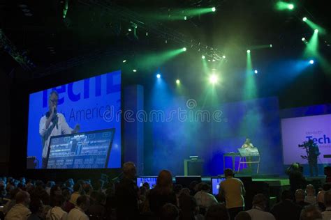 microsoft teched conference 2012 editorial photo image of tech