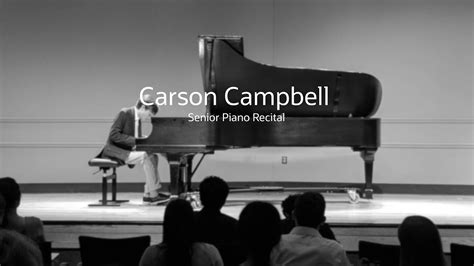 Senior Recital Youtube