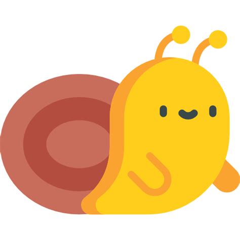 Snail Kawaii Flat Icon