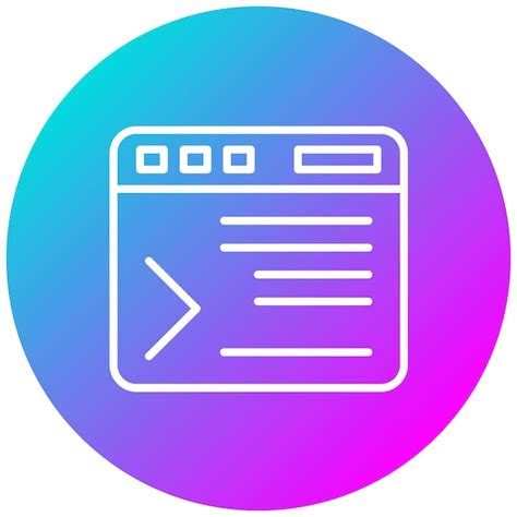 Premium Vector Command Line Vector Illustration Style