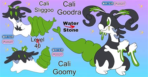 Cf Shinies Cali Goomy Sliggoo Goodra By Alyssa Thepikachu On