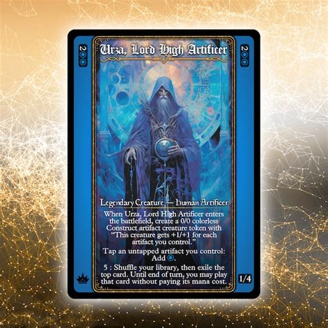 Urza Lord High Artificer Proxy Etsy