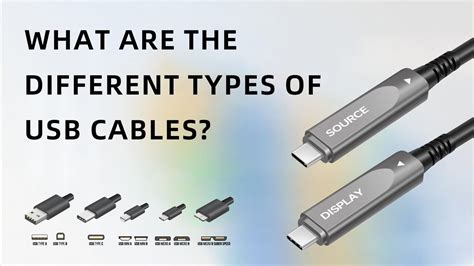 Usb Cable Types