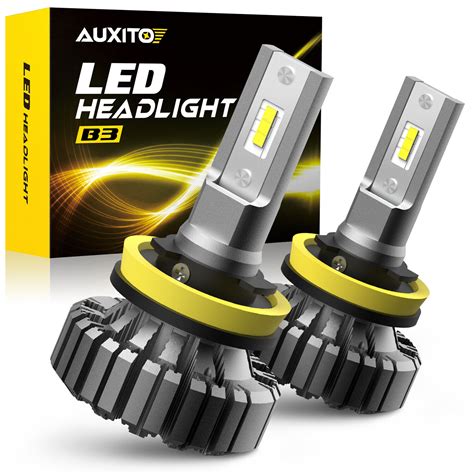 AUXITO H11 LED Headlight Fog Bulbs White Low Beam Conversion Kit
