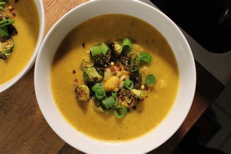 Sweet Potato White Bean Soup Hearty At Home Winter