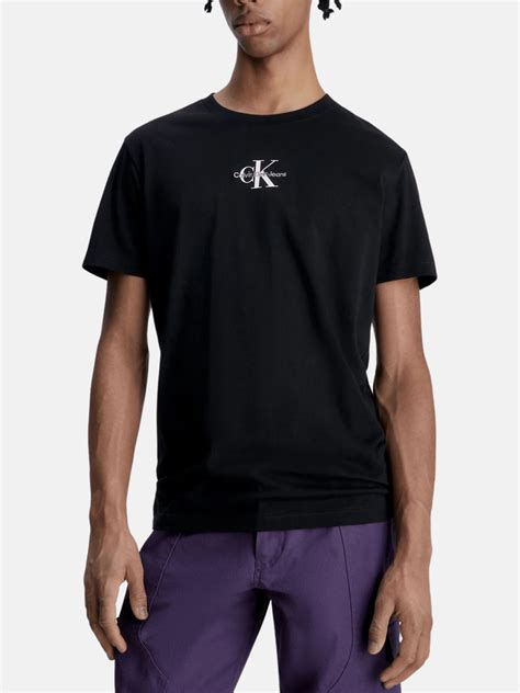 Calvin Klein Jeans Monologo Regular Tee Mens T Shirt Nencini Sport