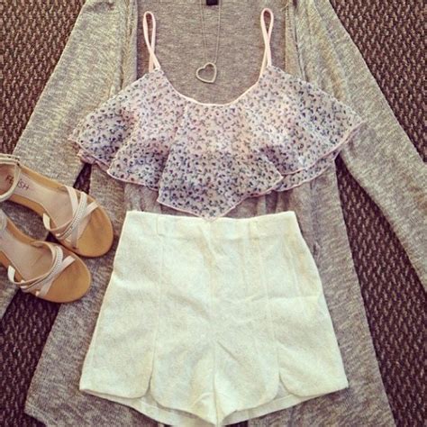17 Summer Outfit Ideas With High Waisted Shorts Pretty Designs