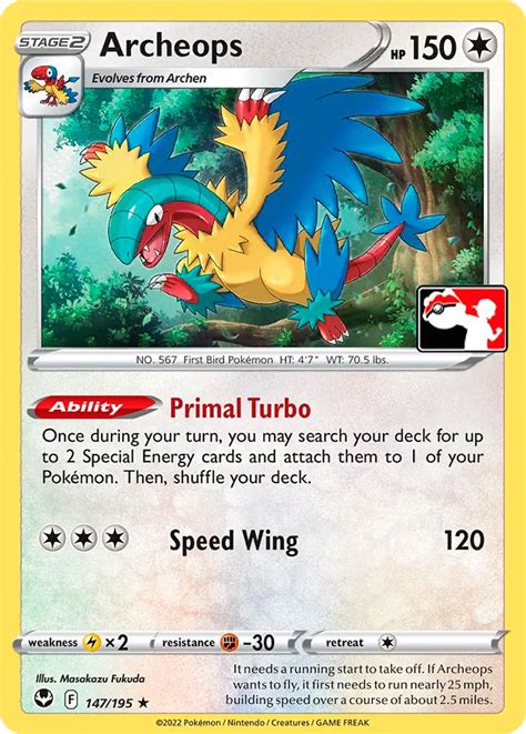 Archeops Play Pokémon Prize Pack Series Three Pokémon CardTrader
