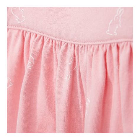 ★갭키즈 22년 Spring★ 베이비 여아 0 24개월 래빗 패턴 코튼 개더 롬퍼 Sivillage