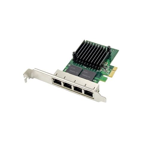440798英特爾intel I350晶片 4口rj45千兆有線網卡pci E 1x網卡 無盤w56 221106 露天市集 全台最