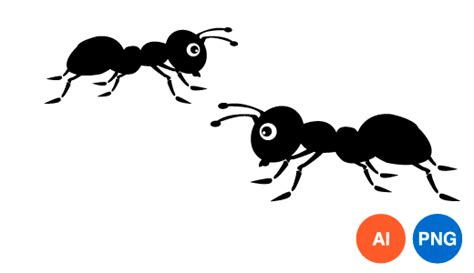 개미 일러스트 Png 이미지 디자인 초등학교 미술 일러스트레이션 수채화 삽화