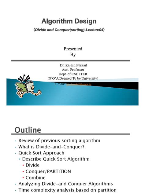 Divide And Conquerquicksortalgorithms Pdf Algorithms And Data