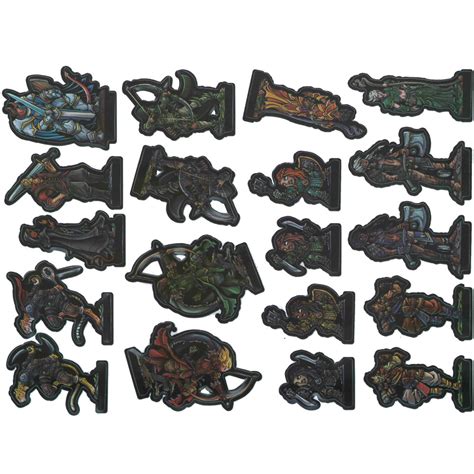 Gtg 2d Minis Heroes Set 1 Accessories Miniature Market