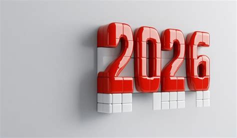 2026 New Year Text Effect Premium Ai Generated Image
