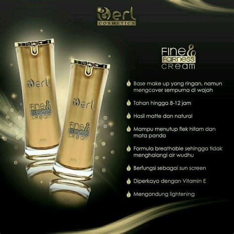 √ B Erl Fine And Fairness Cream Berl Kosmetik