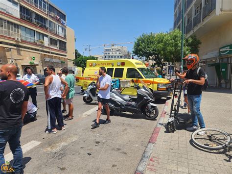 يافا اصابة متوسطة لسائق دراجة نارية بحادث طرق موقع يافا 48 الإخباري