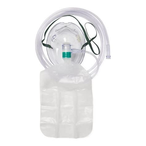 Oxygen Mask Mckesson Elongated Style Adult One Size Rapid Resource