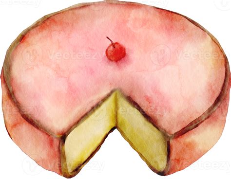 Watercolor Cake Clip Art Bakery Dessert 16548315 Png