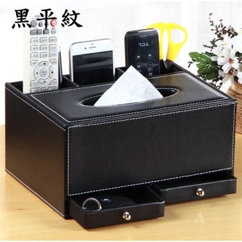 預購📣多功能皮革抽屜衛生紙盒📣皮革 抽屜 創意 歐式抽紙盒 多功能 收納 ♬胖胖小屋 蝦皮購物