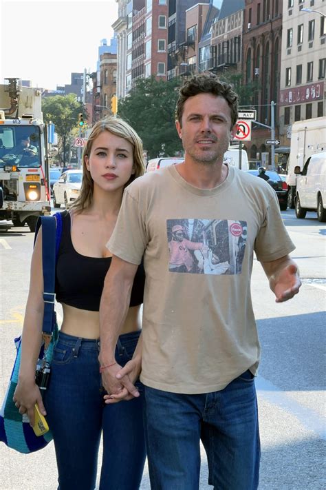 Caylee Cowan And Casey Affleck Out For Lunch In New York 08292022