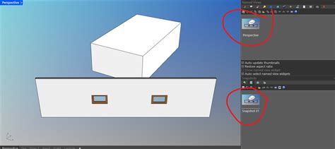 snapshots named views not displaying va objects correctly visualarq