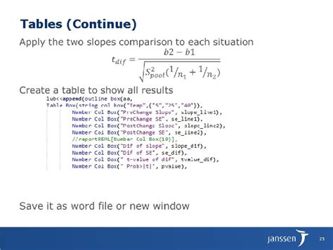Using Jmp Scripts To Automate Generation Of Graphs