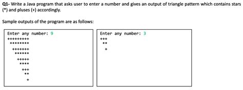 Solved Q1 Write A Java Program That Asks User To Enter A