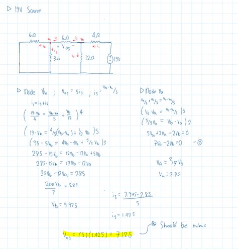 Solved Determine V0 In The Circuit Below Using The