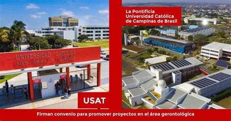 La Usat Y La Pontificia Universidad Católica De Campinas De Brasil