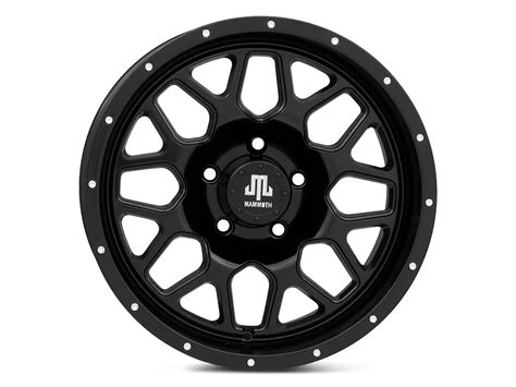 Mammoth Mesh Simulated Beadlock Satin Black Wheel 17x9 05 10 Jeep