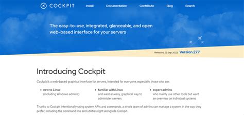 Cockpit 非常好用的linux服务器图形化监控工具 知乎