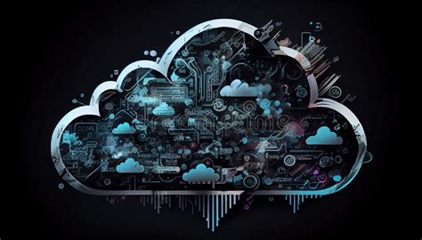 Cloud Computing Concept Stock Illustration Illustration Of Mobile