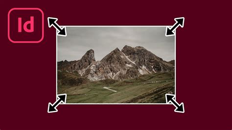 How To Scale And Resize An Image In Adobe Indesign Youtube