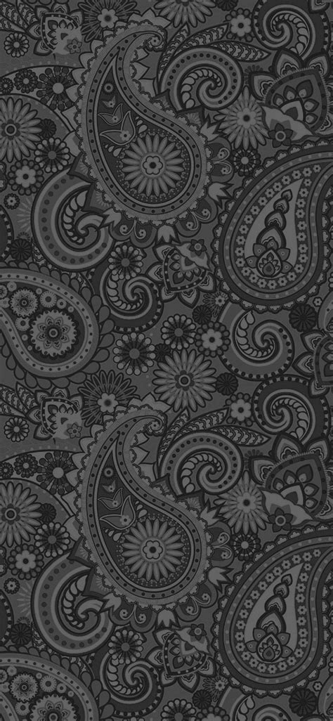 Black Paisley Wallpaper Pixlith
