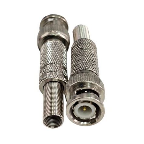 Conector Bnc Macho Com Mola Ponto Da Eletrônica