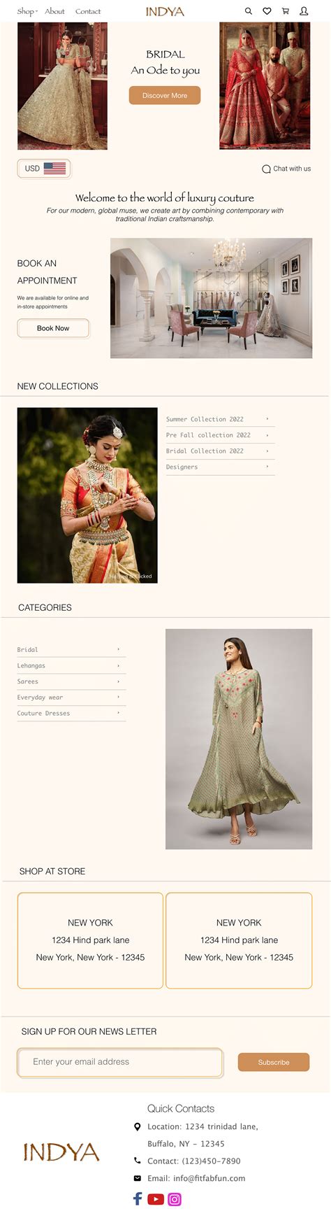 E Commerce UX UI Web Design Concept On Behance