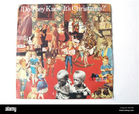 Front Cover Of Single Record For Do They Know Its Christmas Band Aid