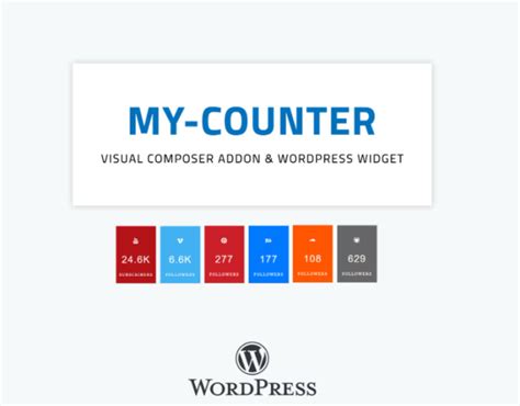 My Counter Visual Composer Addon And Widget 1 1 Free Gpl Download