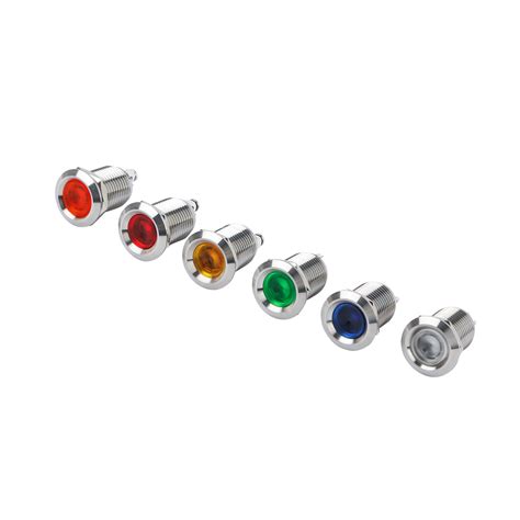 12mm Led Small Waterproof Power Indicator Metal Indicator Waterproof